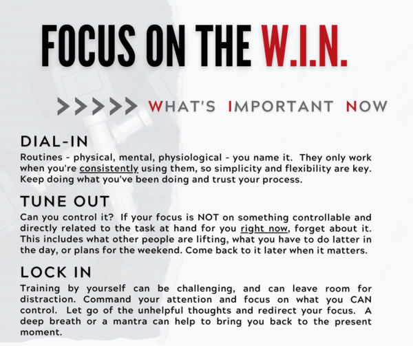 Your Blueprint to Focusing on the Controllables - Premier Sport Psychology